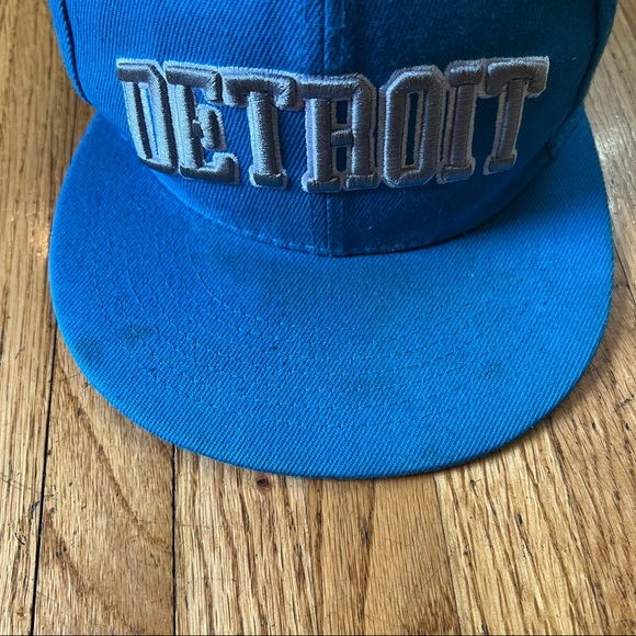 semper fi | Accessories | Detroit Lion Semper Fi Blue Snapback Hat Cap ...